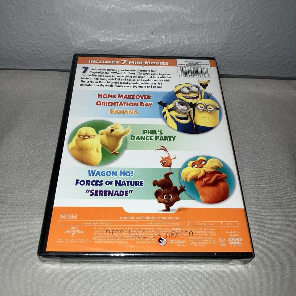 Dvd Sealed New Illumination Universal Studios 7 Mini-Movie Animation ...