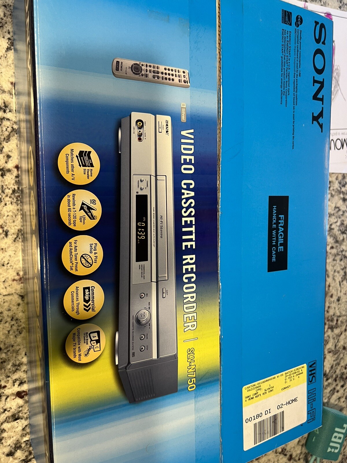 Sony SLV-N750 VHS / S-VHS playback VCR for sale online | eBay