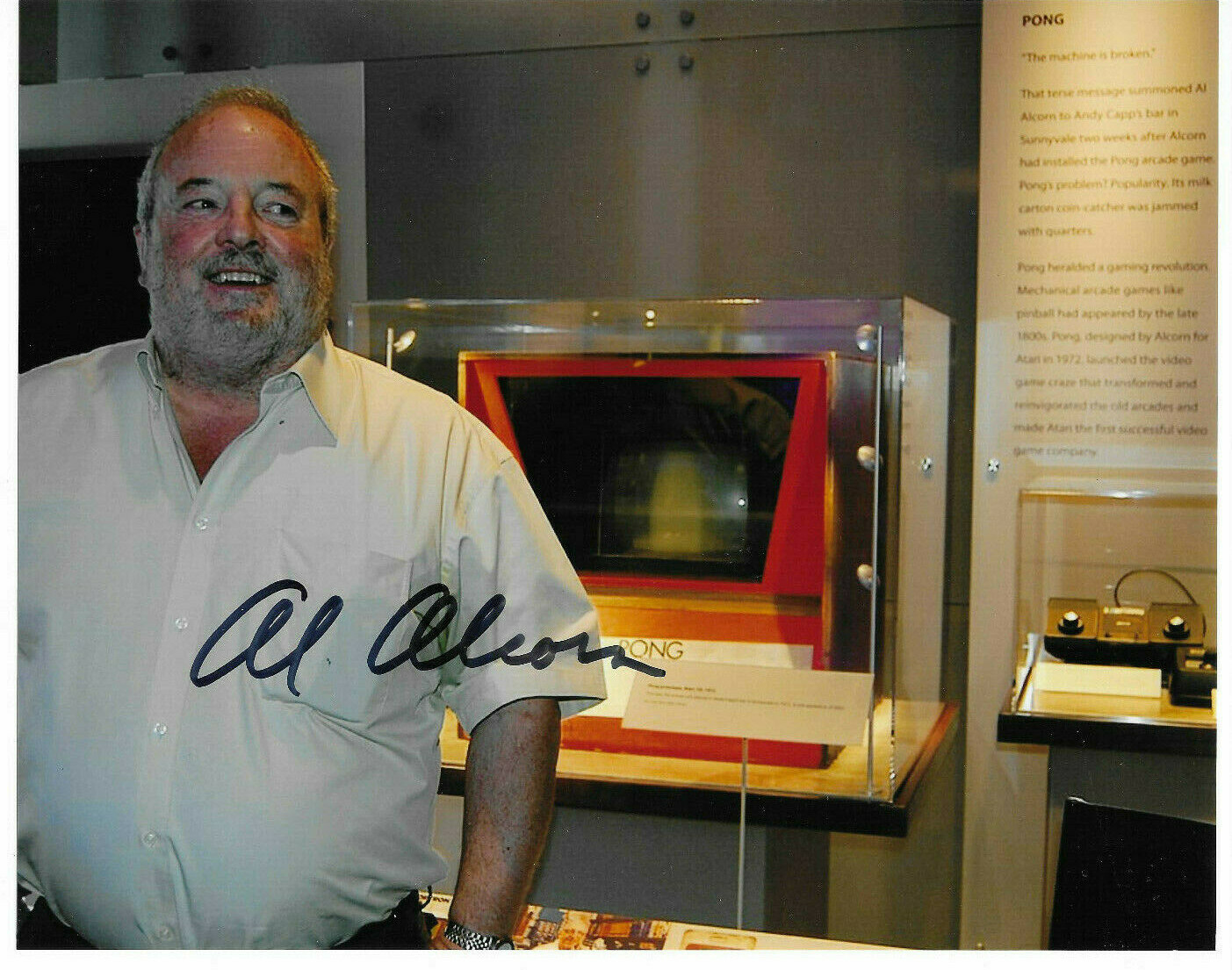 Allan Alcorn Authentic Signed 8x10 Photo Autograph, Creator of Pong ...