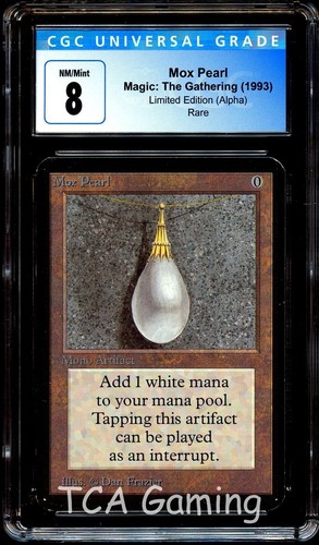 CGC 8 NM-MINT Mox Pearl ALPHA Magic the Gathering MTG Card 001 | eBay