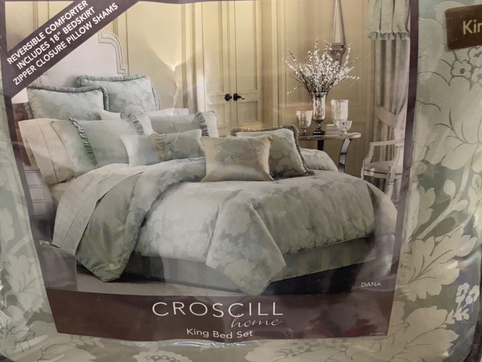Croscill King Bed Set (DANA) 13 piece Set | eBay
