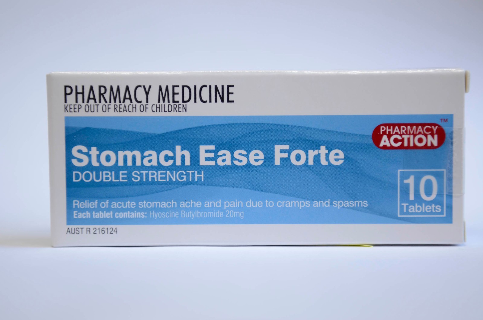 Stomach Ease Forte 10 Tablets Hyoscine Butylbromide 20mg | eBay Australia