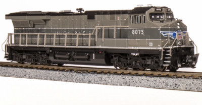 BROADWAY LIMITED 7308 N GE ES44AC UP #8075 TTG w/ Alum Paragon4 Sound ...