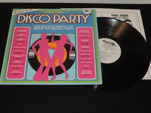 DISCO PARTY Vinyl Lp~ADAM VIII, A 8021~Gladys Knight~Styx~BTO~Paper ...