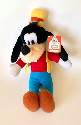 Vintage Disney Goofy Plush Soft Toy Stuffed Animal 1985 14” Disneyland ...