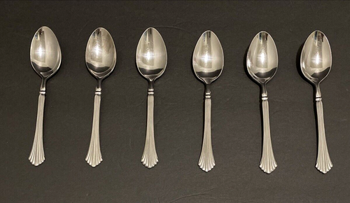 Rogers DRAMA Stainless Oval Soup Spoons - Lot of 6 | eBay