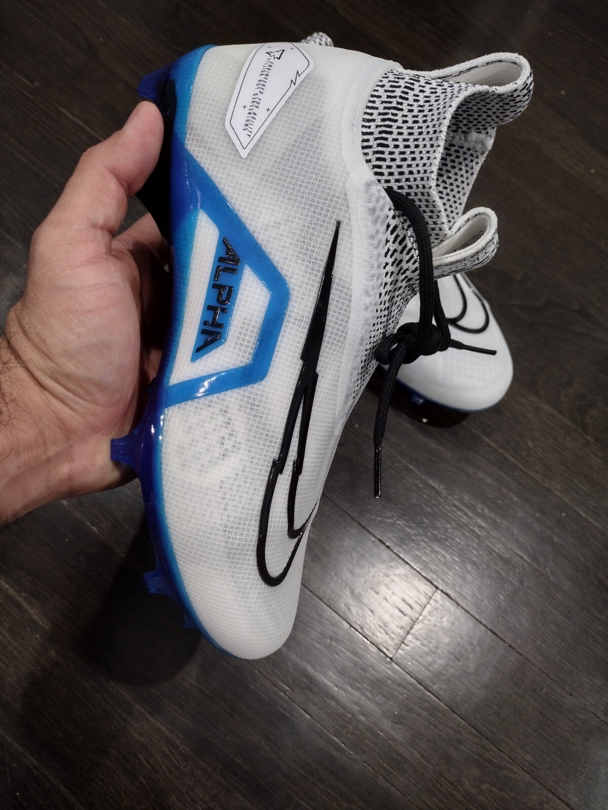 Size 7 - Nike Alpha Menace Elite 3 White Game Royal for sale online | eBay