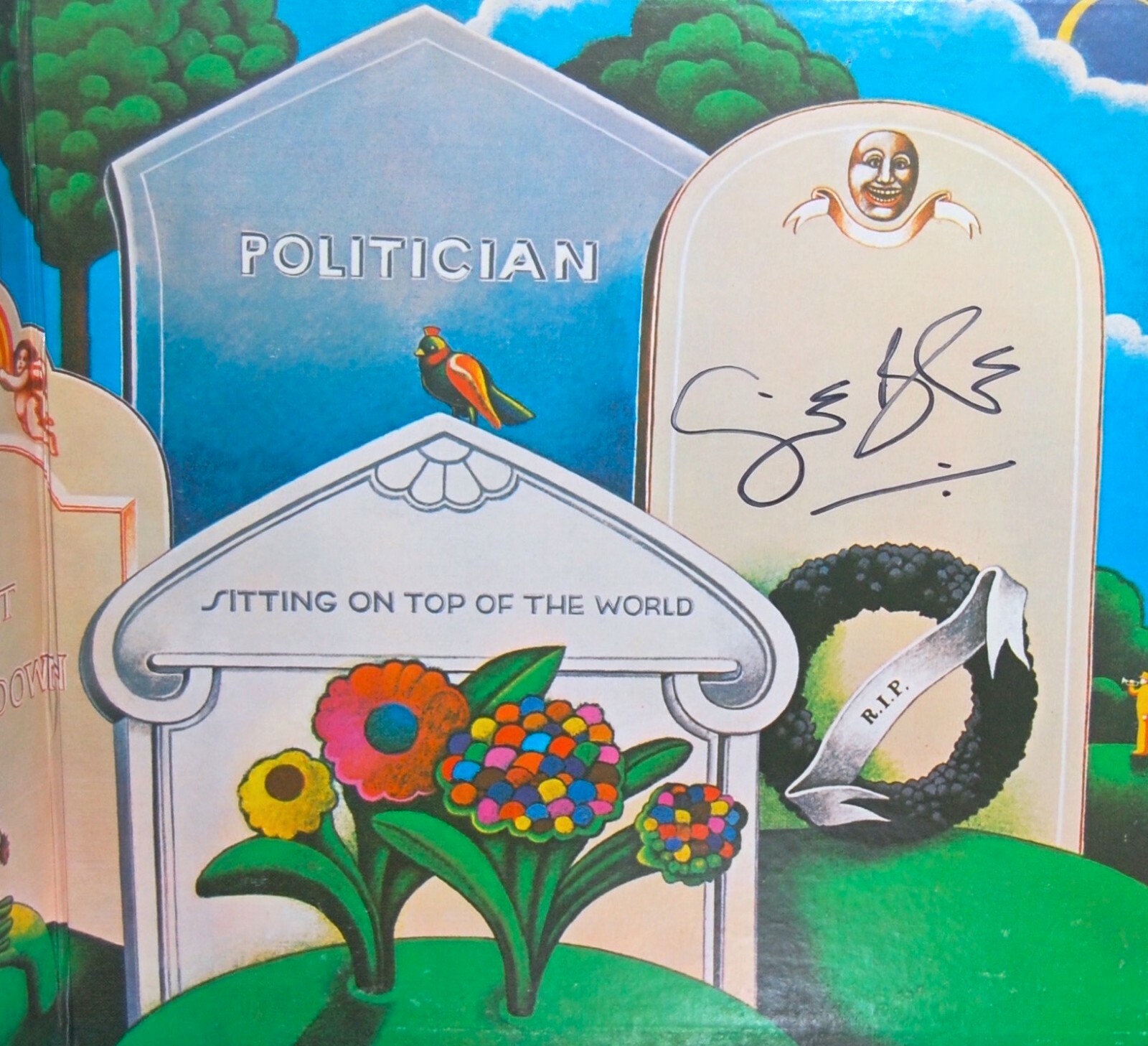 GINGER BAKER Signed CREAM Goodbye - Gatefold Vinyl LP Autographed In ...