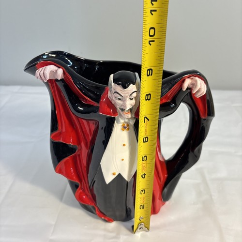 Fitz & Floyd Dracula Vampire Pitcher 1987 JAPAN Halloween Vintage RARE ...