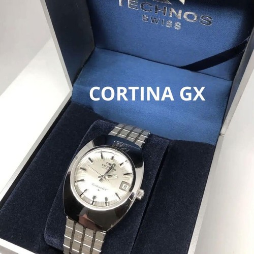 Technos Cortina GX Automatic 25J Men's Vintage Watch Used H | eBay