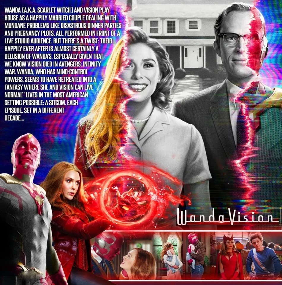 WandaVision (2021) Complete Mini-Series DVD Superhero Mystery Drama ...