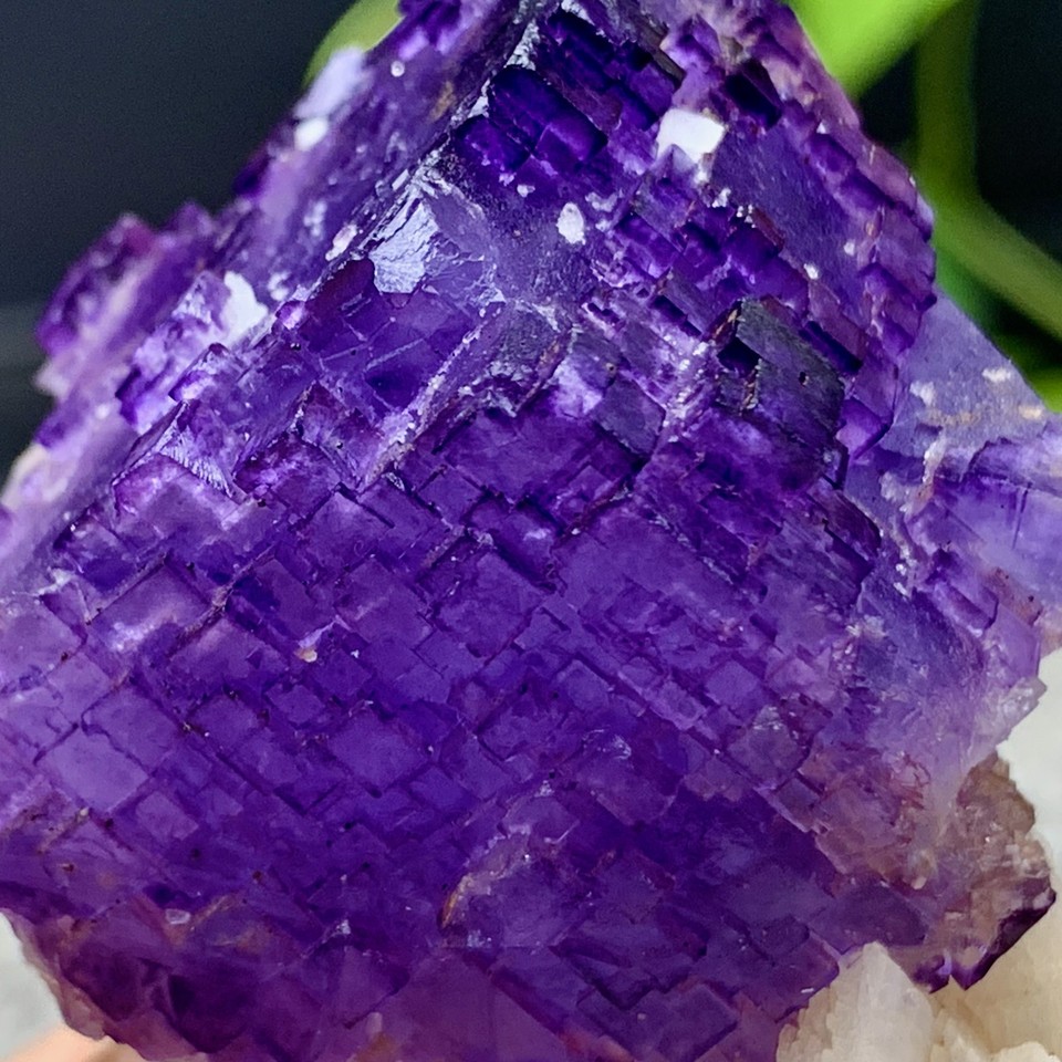 50G Natural purple, QR code fluorite, mineral specimen/China | eBay