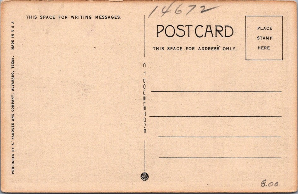 Busy Saturday In Alvarado Texas TX Theatre Dry Goods Kinman Postcard | eBay