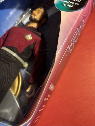 Star Trek Commander William Riker Action Figure 9 inch Playmates NEW ...