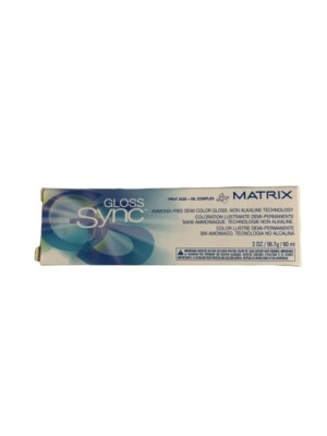 Matrix GLOSS Sync Demi-Permanent Hair Color 2oz 8CC+ Medium Blonde ...