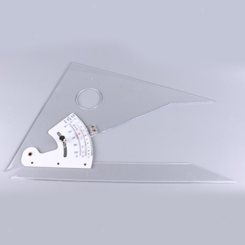 Drafting Triangle Ruler Clear Adjustable Graphic Scale Architect Rulers ...