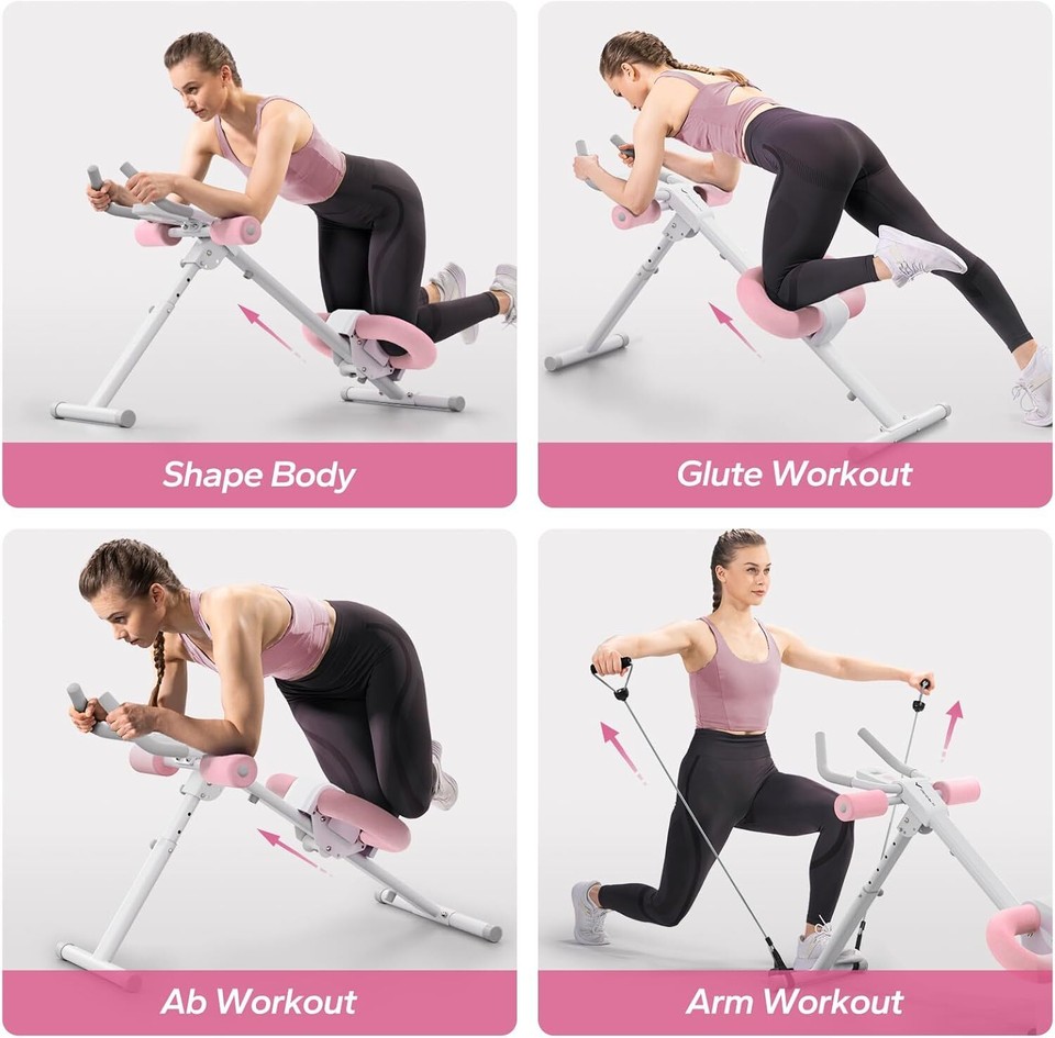 MERACH AB Adjustable Workout Equipment Fitness Machine Trainer For Home ...