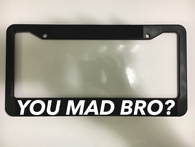 YOU MAD BRO ? JDM FUNNY DRIFT TUNER EURO FUN RACING CAR License Plate ...