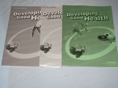 Abeka Developing Good Health Quizzes, Tests, & Worksheets Book & answer ...