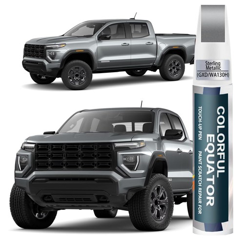 Sterling Metallic(GXD/WA130H) Touch Up Paint for GMC, Car Paint Pen ...