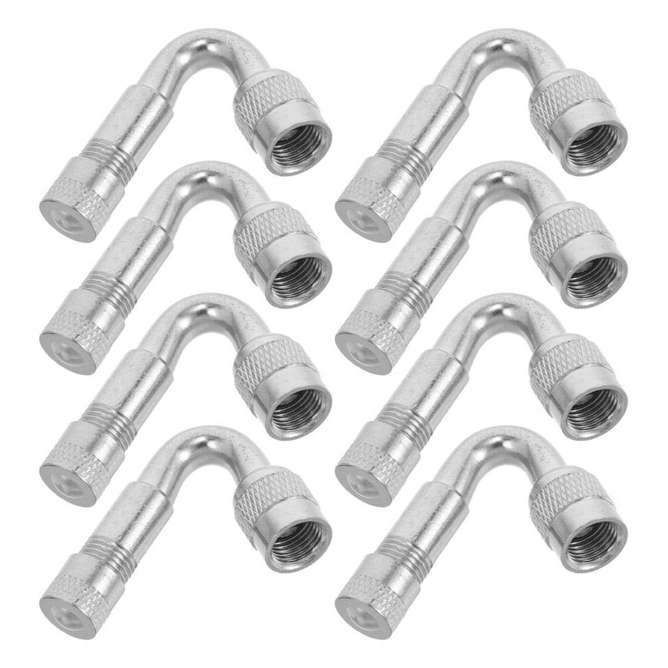 8pcs Tire Valve Stem Extensions: Tire Valve Extender Copper Extension ...