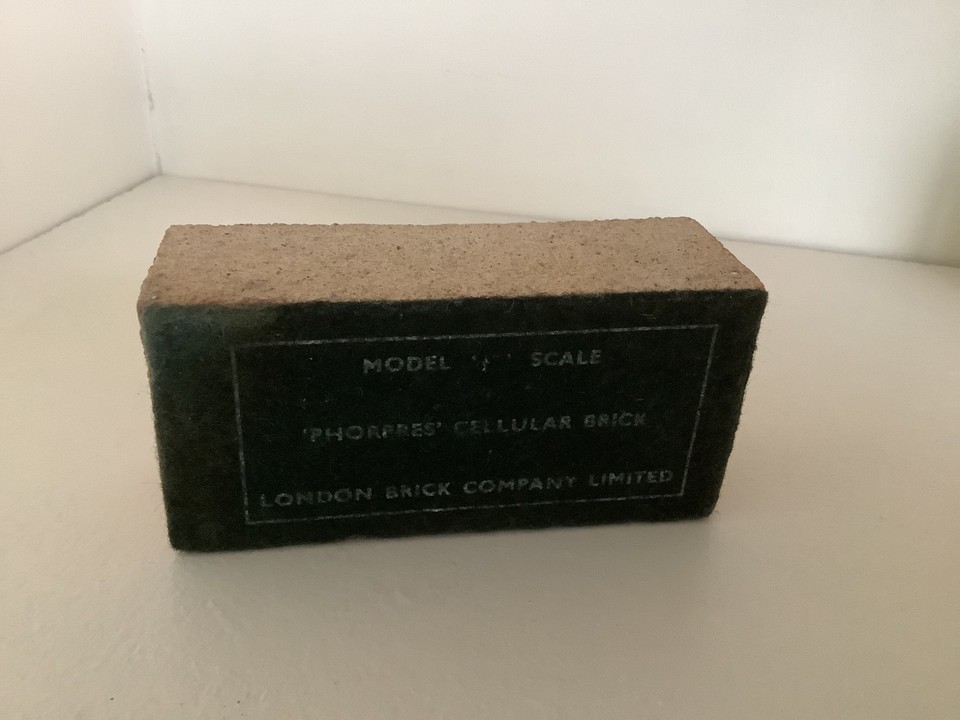 Vintage New LONDON BRICK COMPANY. Model Scale. Phorpres cellular | eBay UK