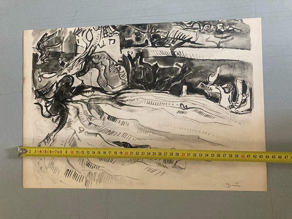 Very Pretty Lithography Edward Sprocket Artist Cubist Cubism Art ...