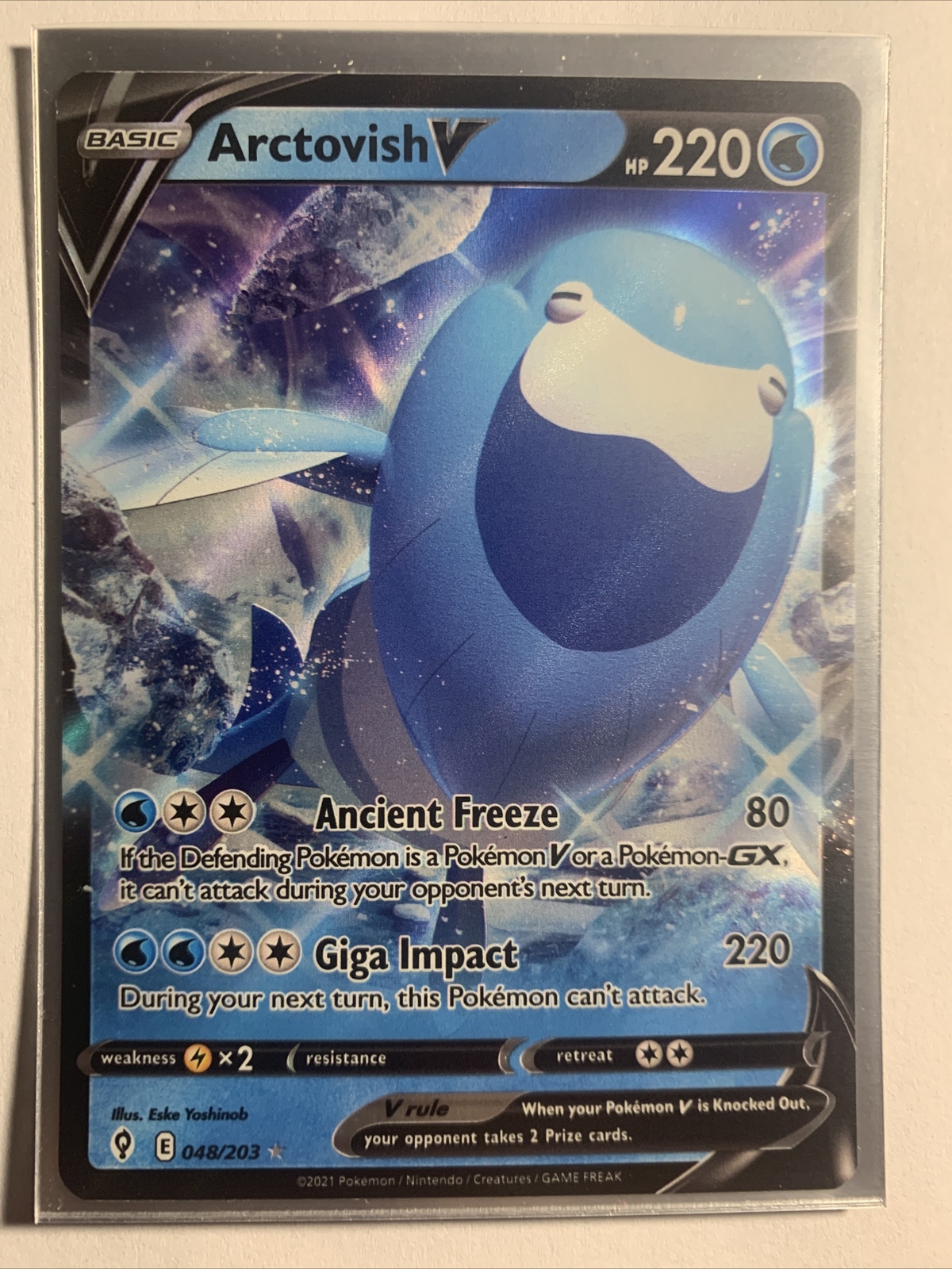 Arctovish V 048/203 Ultra Rare Evolving Skies Pokemon TCG Near Mint | eBay
