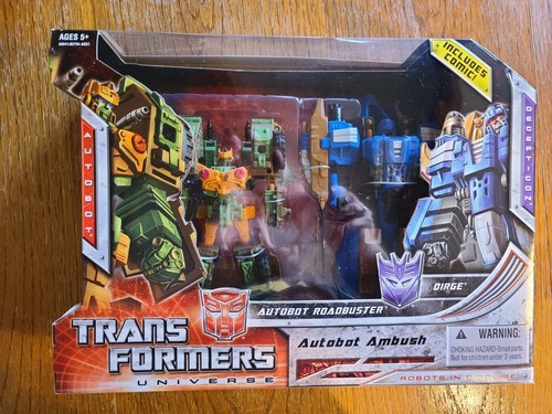 Transformers Universe MIB sealed Autobot Ambush Roadbuster and Dirge | eBay