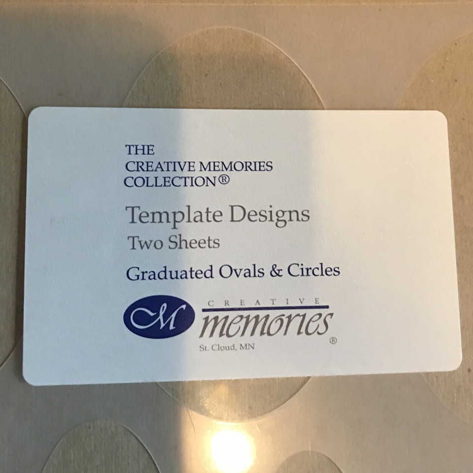 2 Creative Memories Template Designs Stars Hearts Geometric Shapes ...