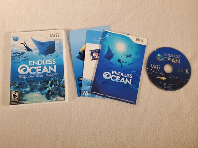Endless Ocean Dive Discover Dream / Nintendo Wii 2010 / Complete CIB ...