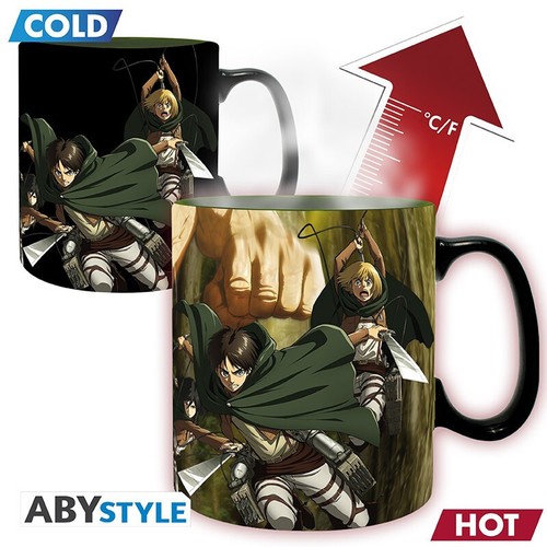 L'Attaque des Titans - Mug thermo-réactif Titan Eren S3 - ABYstyle | eBay
