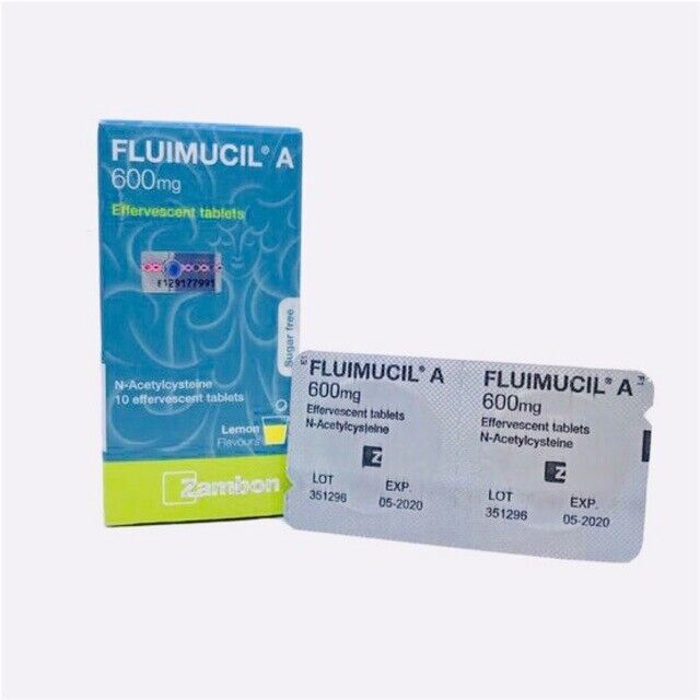 FLUIMUCIL A 600mg Effervescent Tablet 10s Clear Phlegm FREE SHIPPING | eBay
