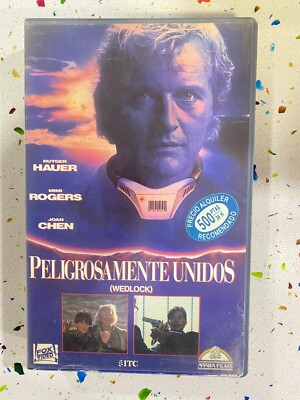 Dangerously States VHS Tape Video Wedlock Rutger Hauer Mimi Rogers Joan ...