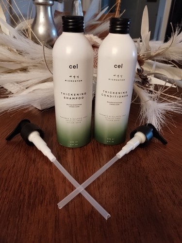 CEL MD Microstem Thickening SHAMPOO + CONDITIONER New With Pumps | eBay