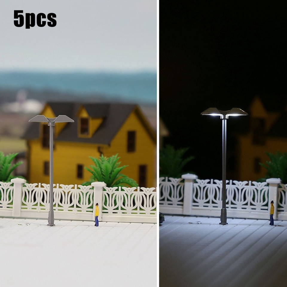 Rail Building Lamps Illumination AC 5pieces Model Platform Light Light ...