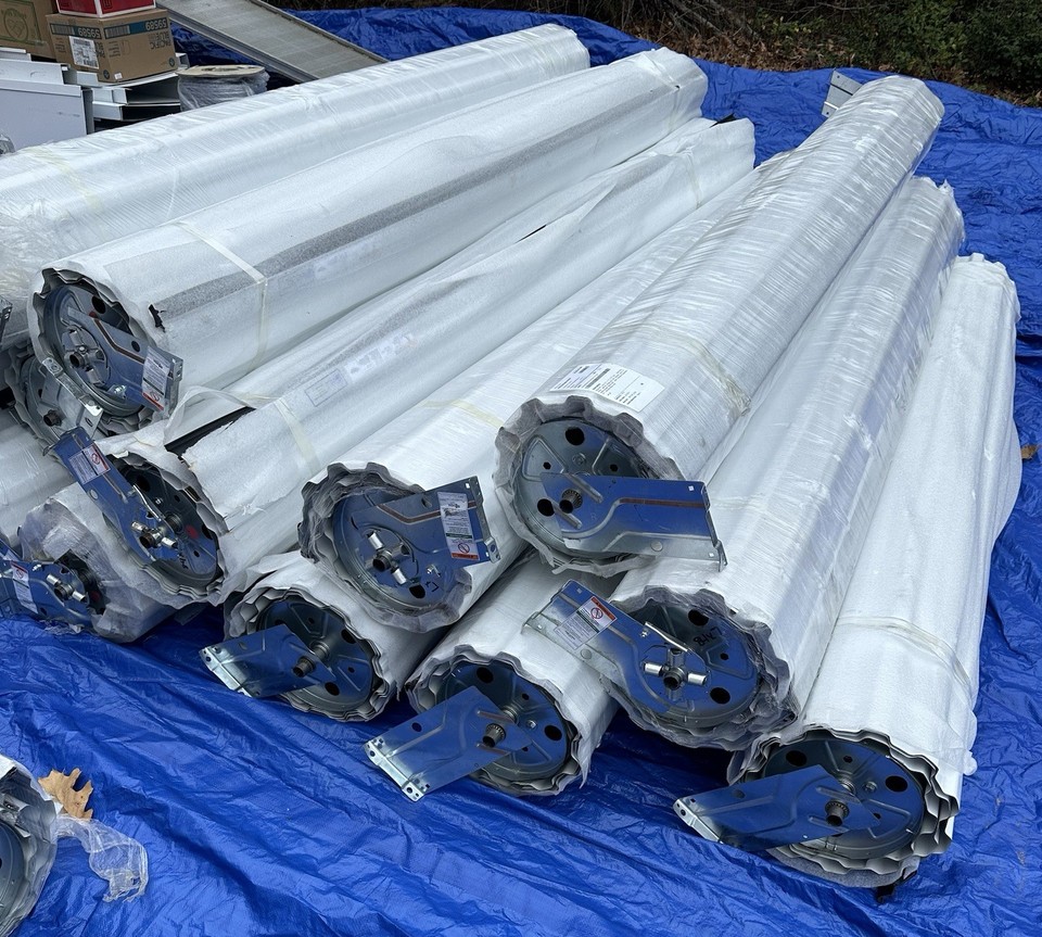 Janus Model 650 (8’.4”x 7’) Light Duty Steel Roll-Up White Door NEW. | eBay