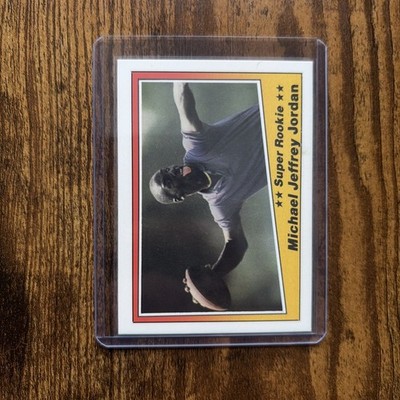 Michael Jeffrey Jordan Super Rookie AAMER Sport Trading Card. AKA Crazy ...