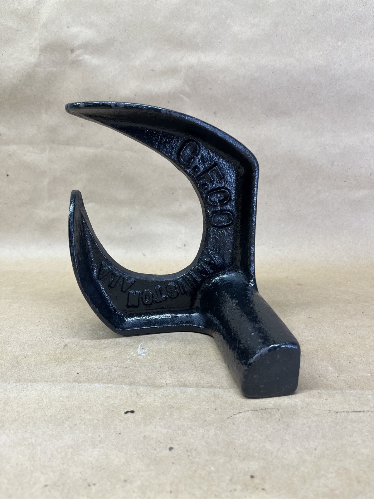 Vintage Cast Iron SHOE LAST ANVIL Boot Repair Tool Black C. F. Co ...