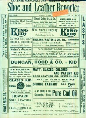 Magazine - Shoe and Leather Reporter- ADS- -Zohrlaut Leather Co ...