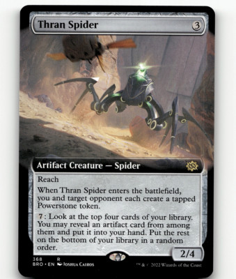 MTG Thran Spider (Extended Art) 368 The Brothers' War Rare | eBay