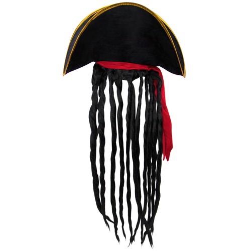 Costume Pirate Hat with Dreadlocks | eBay