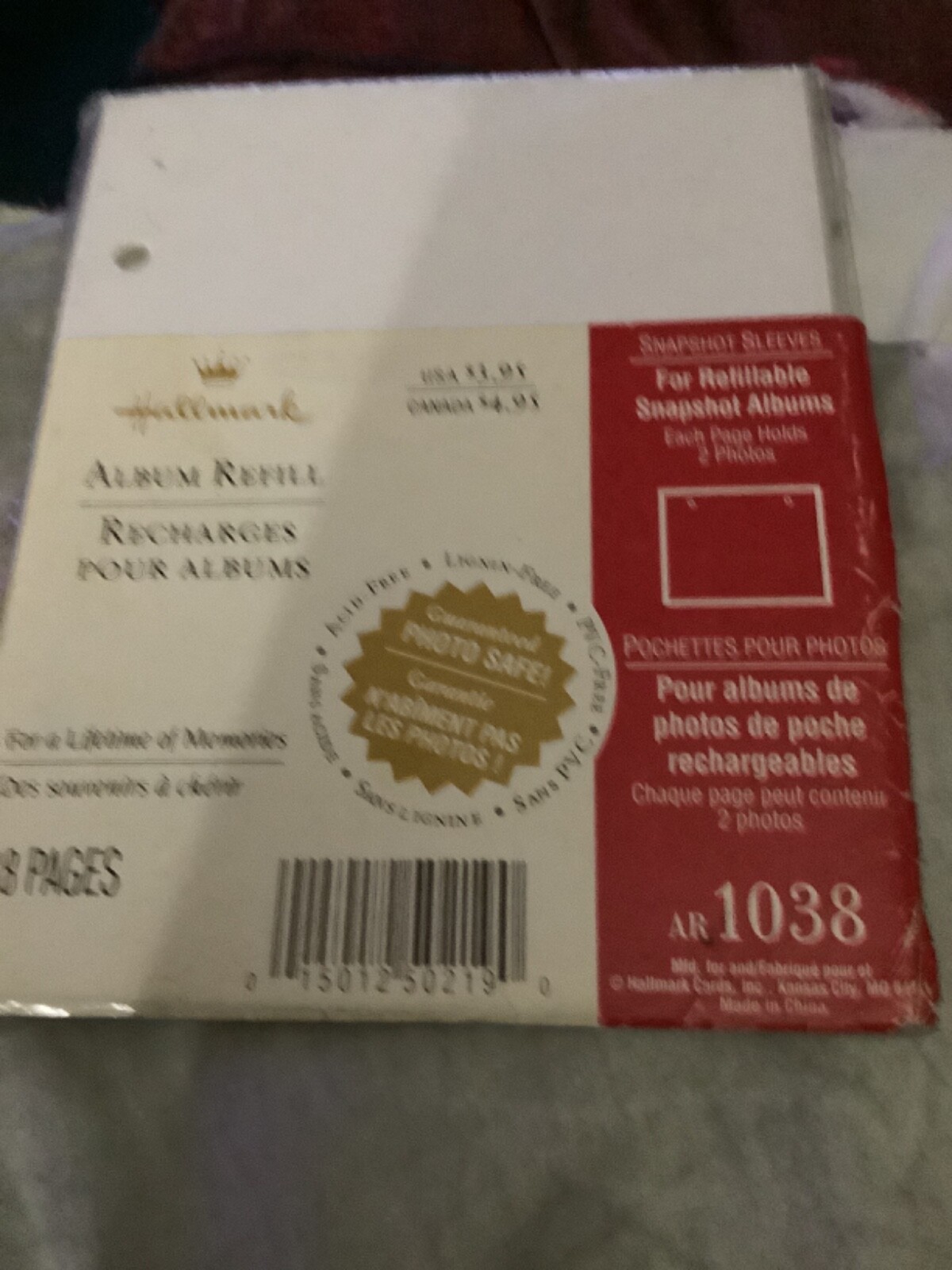 Vintage Hallmark album refill-18 pages-snapshot sleeves - AR1038 | eBay