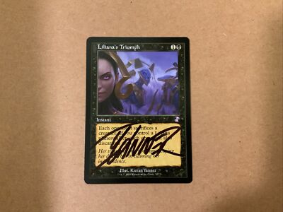 MTG Magic Liliana’s Triumph Signed Artist Proof x1 TSR Kieran Yanner | eBay