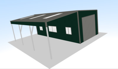 Steel Framed Buildings - Valet Bay Car Wash - 9m x 10m x 3.6m Steel ...