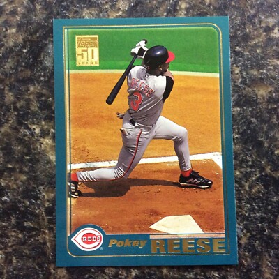 2001 Topps Baseball #32 Pokey Reese Cincinnati Reds | eBay