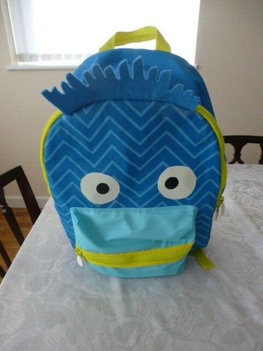 Paperchase blue monster backpack used | eBay UK