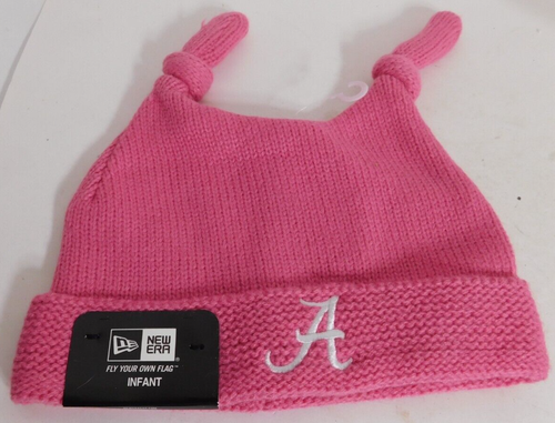Alabama Crimson Tide Infant Knit Pink NCAA New Era University Cap | eBay