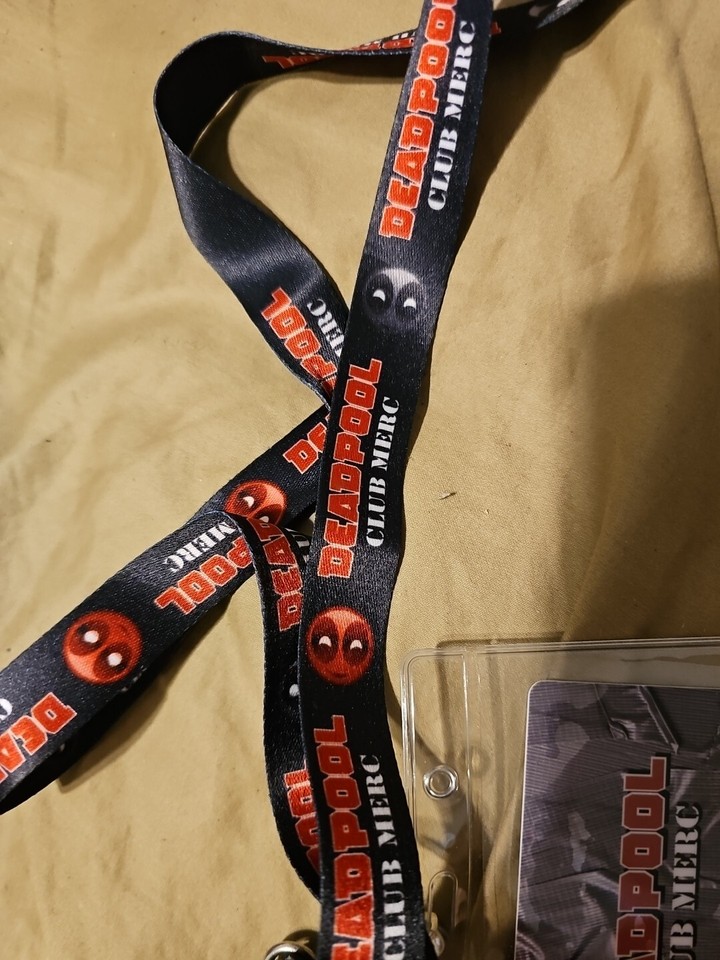 Deadpool Club Merc Lanyard Free Shipping | eBay