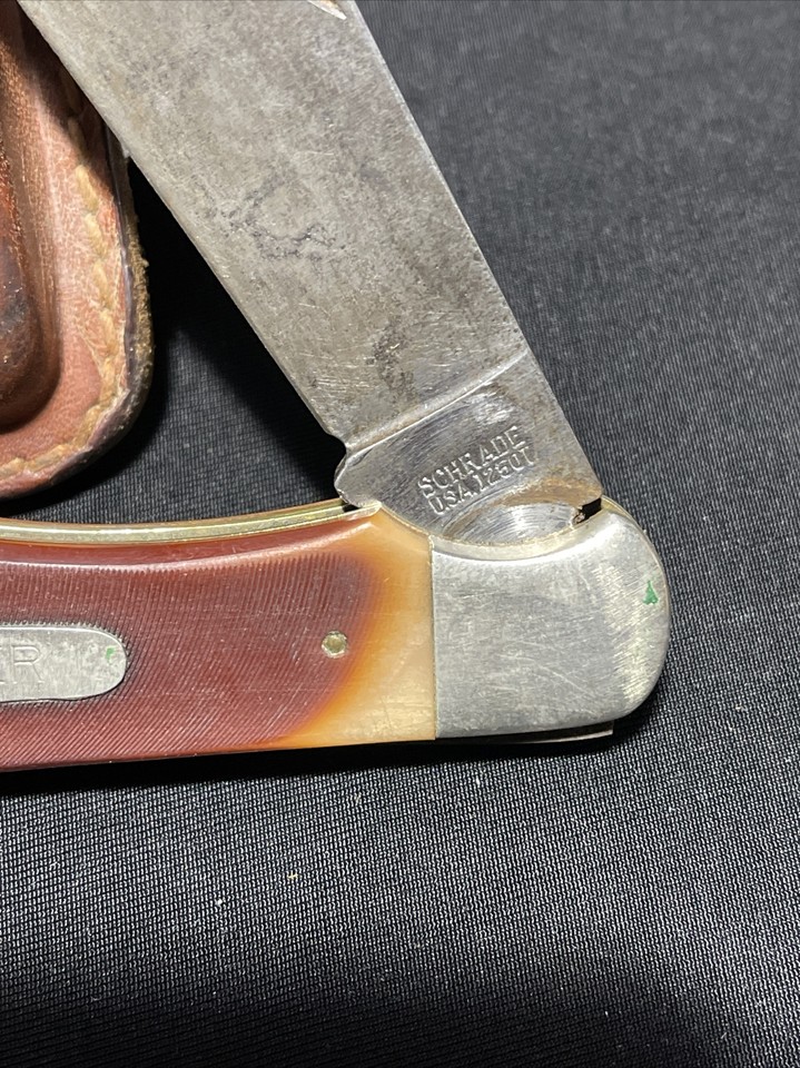 VINTAGE Schrade old timer 1250T BLADE FOLDING KNIFE - U.S.A. | eBay